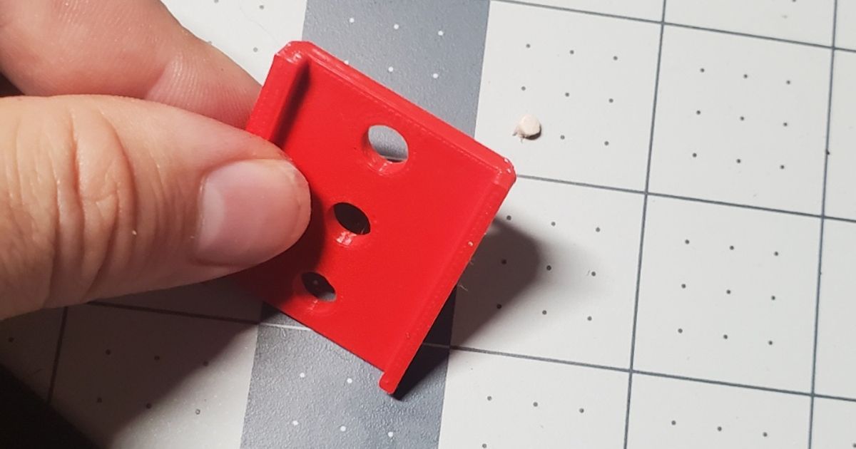 Hole Punch Jig for 1" straps by TapirBlondeCactus | Download free STL ...