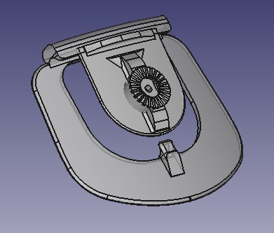 Clocking Holster Paddle by Sheisster | Download free STL model ...
