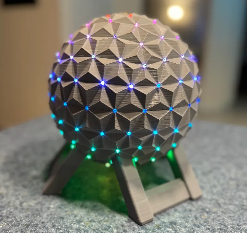 EPCOT Spaceship Earth with Center Pillar Removed by Gullwingdmc ...