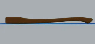 Basic Axe Handle (22 Inches) by Peter Ennist | Download free STL model ...