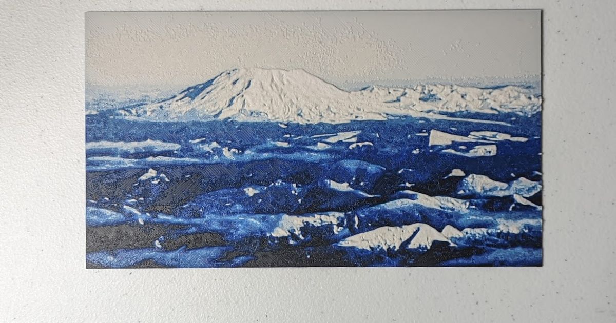 Hueforge - Mount St. Helens by Design•Slice•Print Studio | Download ...