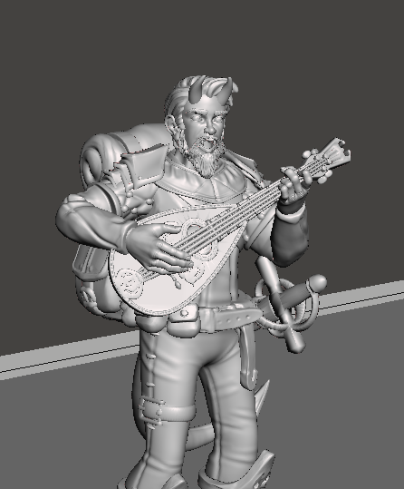 Tiefling Bard by DM WildBill | Download free STL model | Printables.com