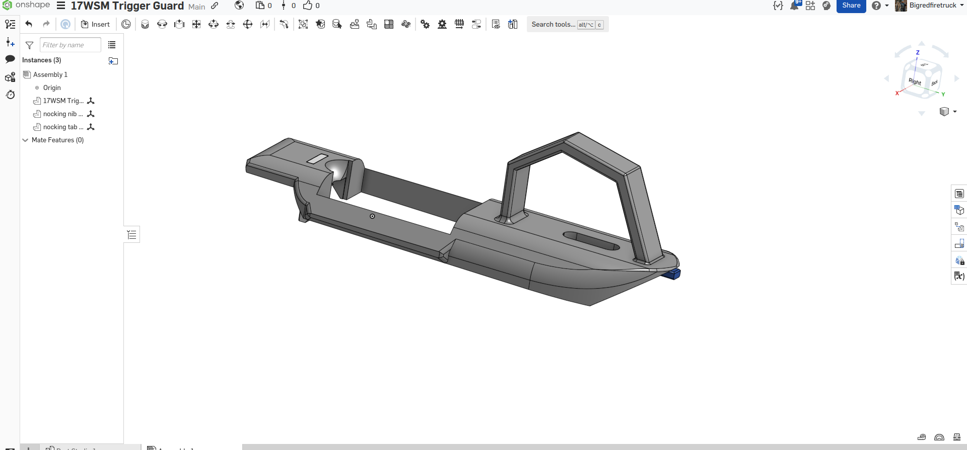 17WSM Trigger Guard by Bigred290 | Download free STL model | Printables.com