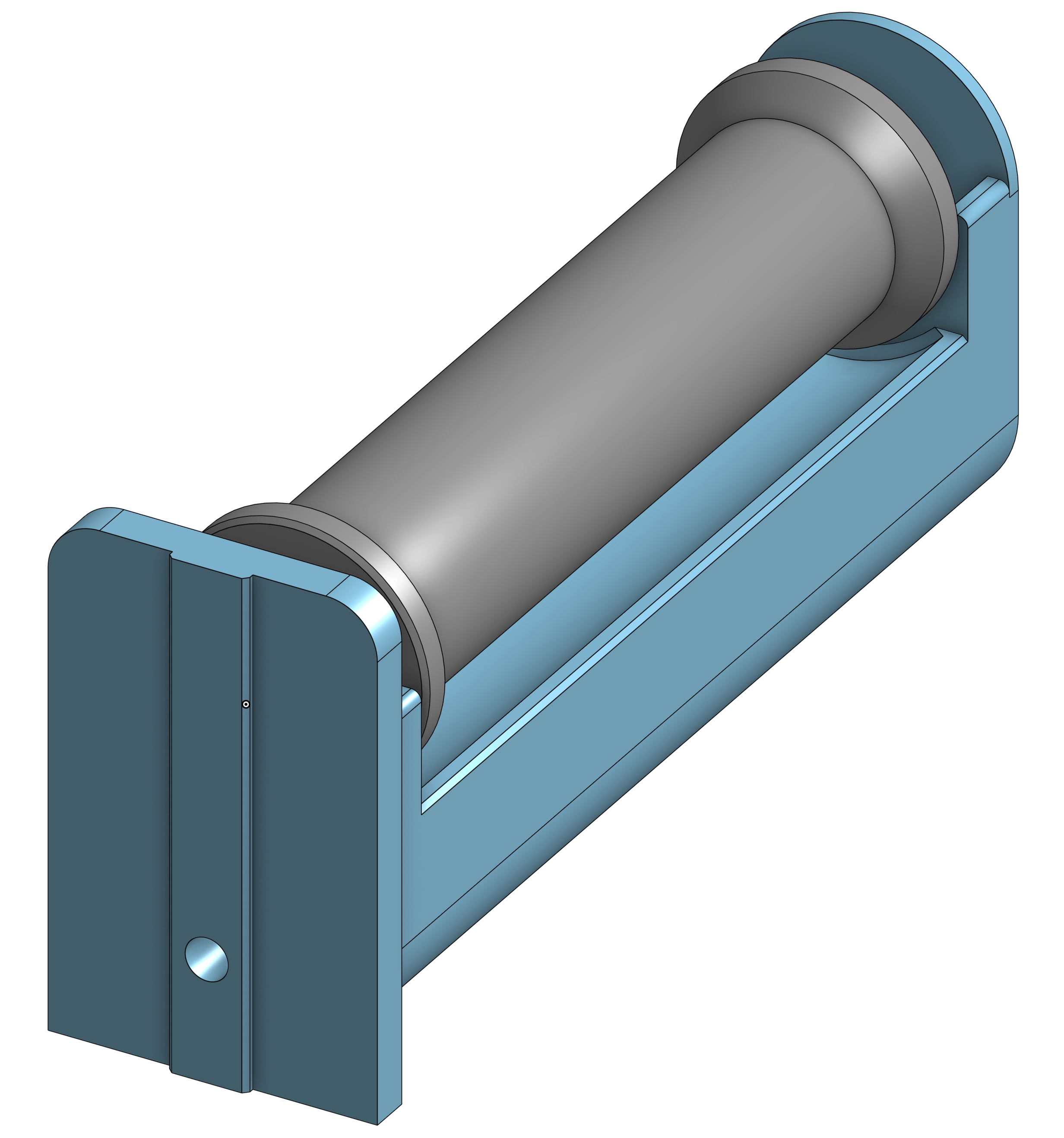 Alternate Prusa XL Spool Roller by Stephen J | Download free STL model ...