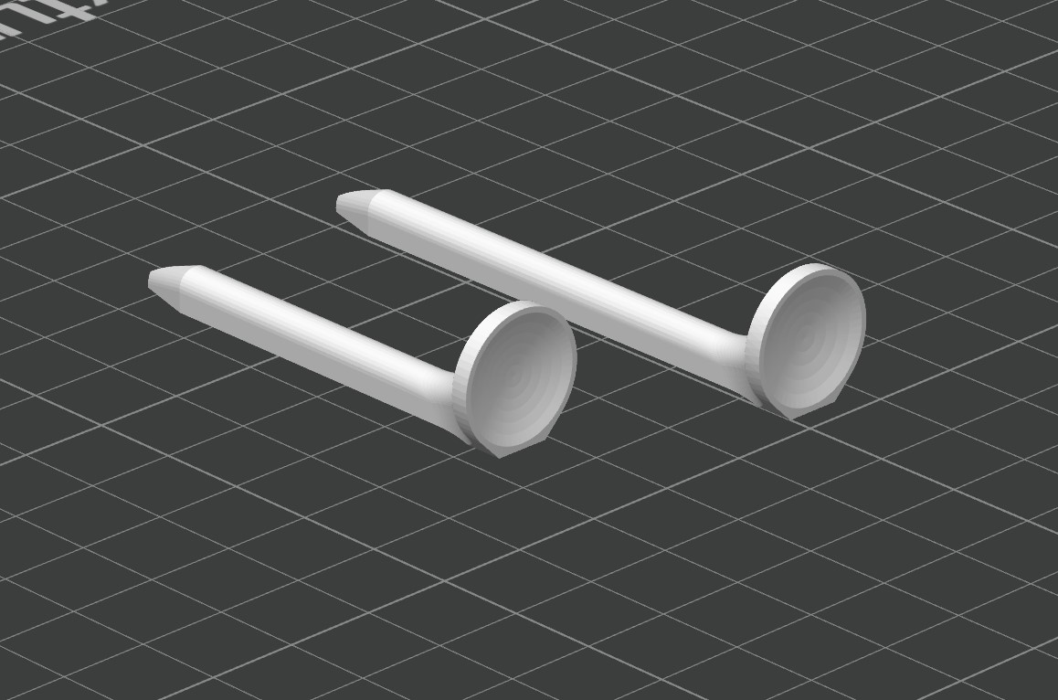 Golf Tee Excentric set 50 - 70 mm - horizontal print by R.deBrouwer ...