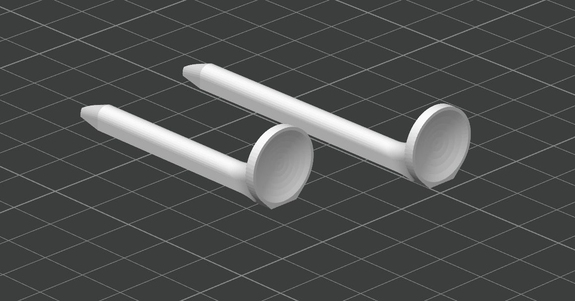 Golf Tee Excentric set 50 - 70 mm - horizontal print by R.deBrouwer ...