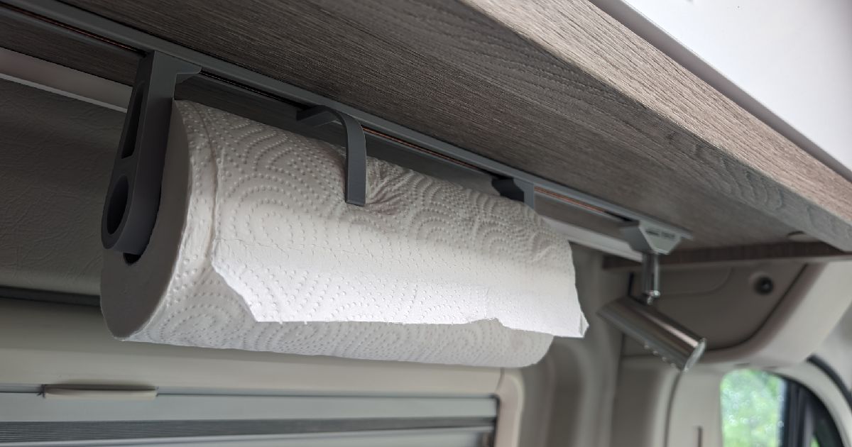 paper towel holder - Dometic rail by Gette | Download free STL model ...