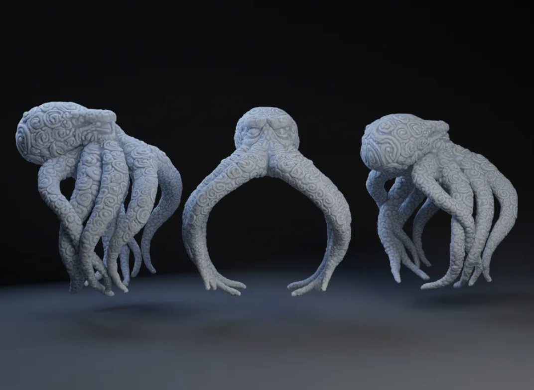 Squid Ring by Nexus Creations | Download free STL model | Printables.com