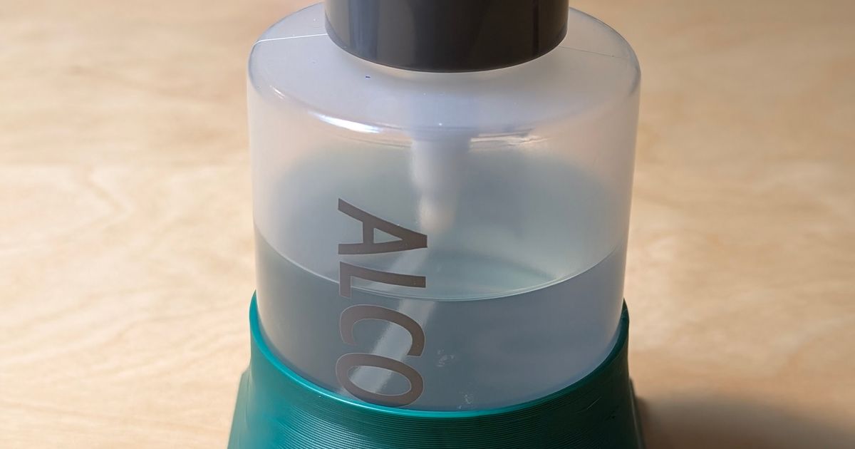 Gridfinity Push top Alcohol bottle holder by Paradox | Download free ...