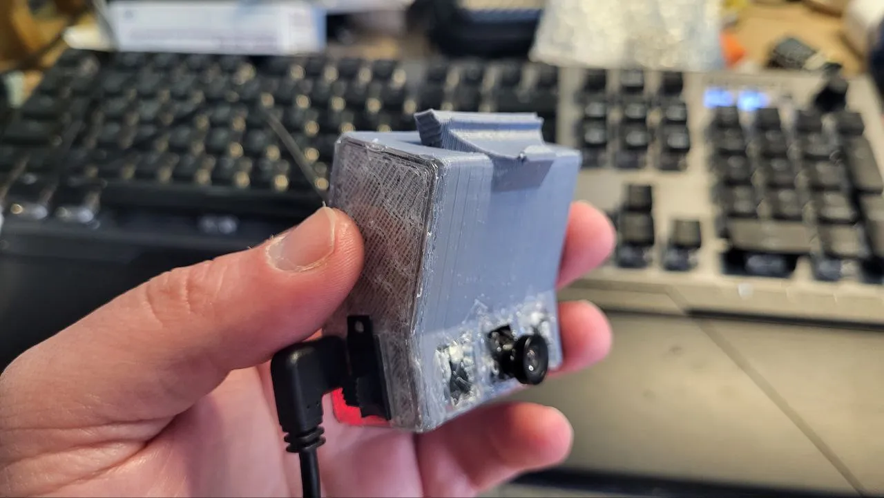 (v2) Project Babble snap-in case for Meta Quest 3 by Otakontrol | Download free STL model ...