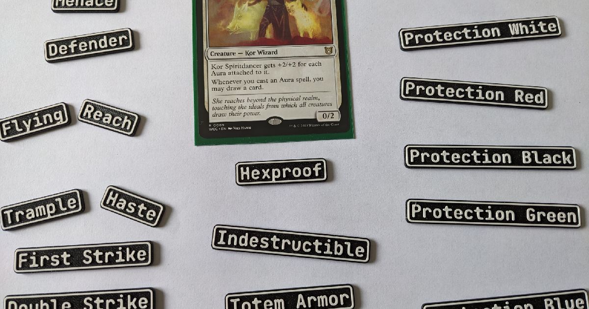 MTG Keyword Ability Tokens (Magic The Gathering) by Etherflow ...