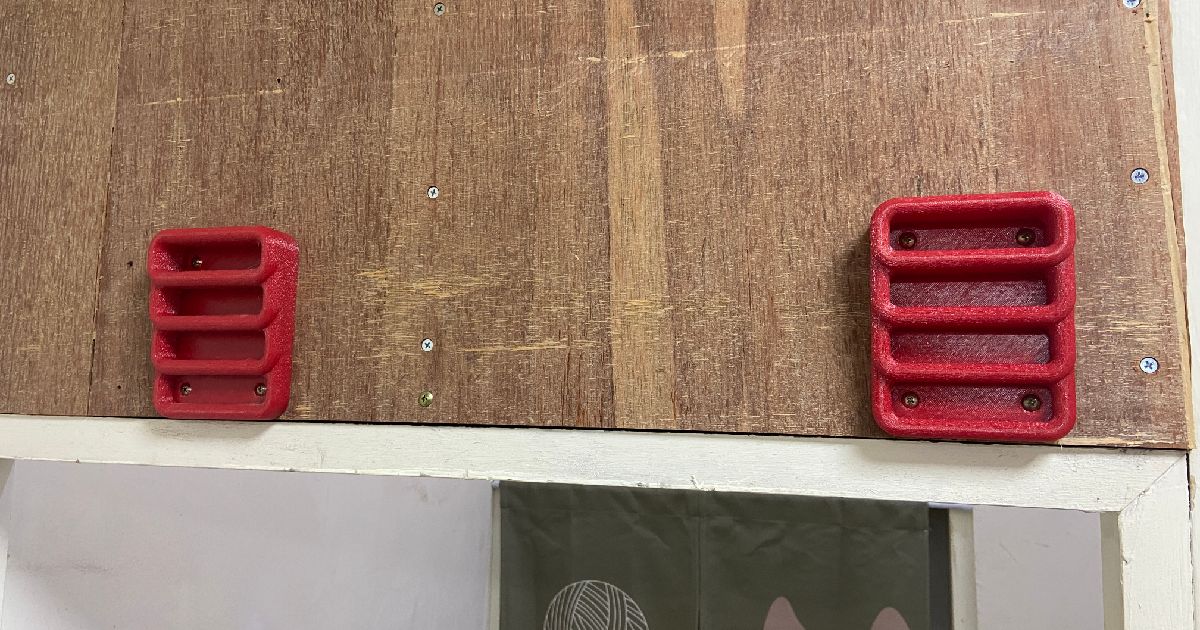 Simple One Handed Hangboard by Rhylo Night | Download free STL model ...