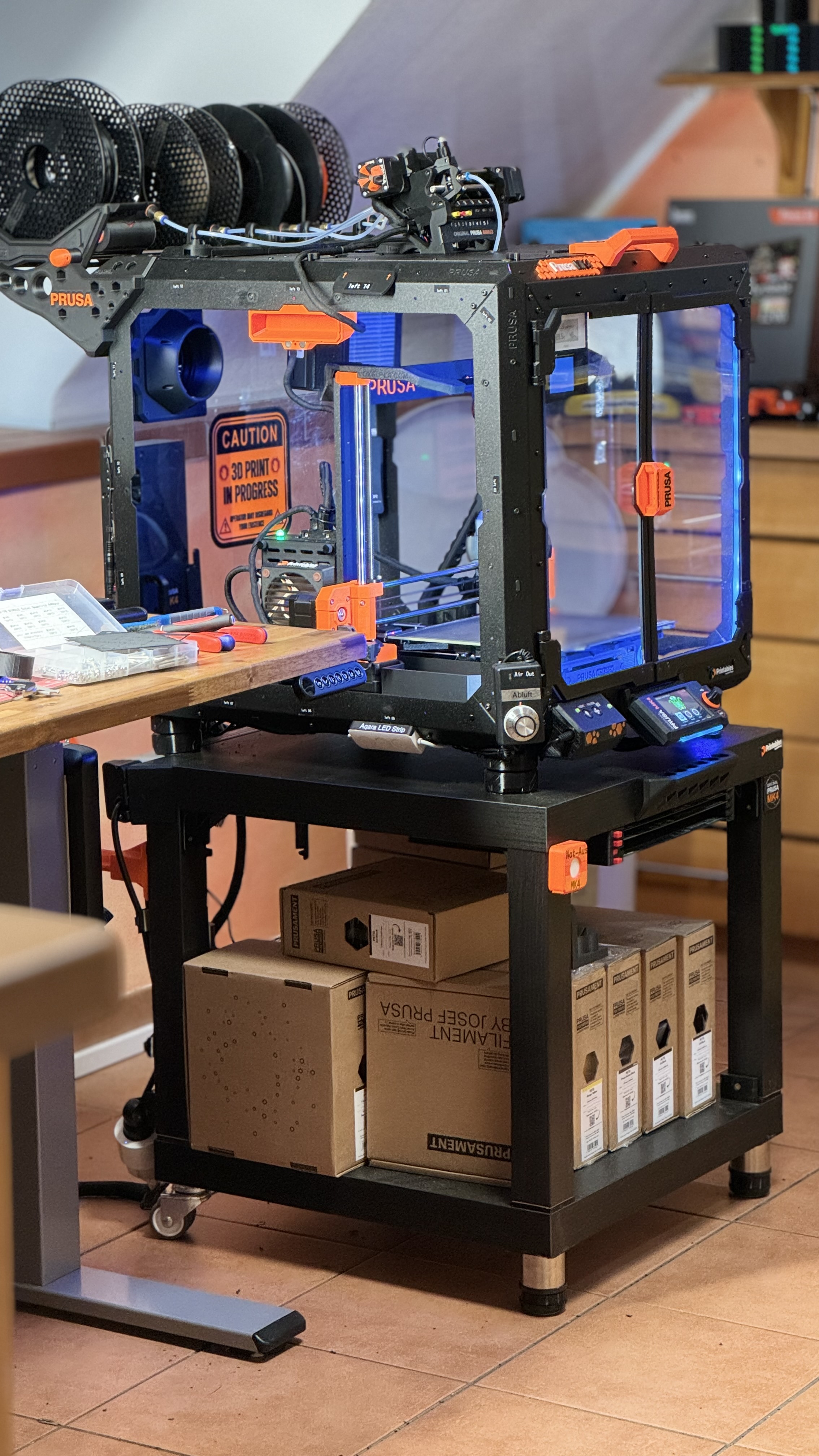 External MMU Mounting System (EMMS) for Original Prusa Enclosure (OPE ...