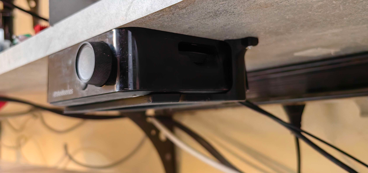 Steelseries pro wireless under table mount by Contomo | Download free ...