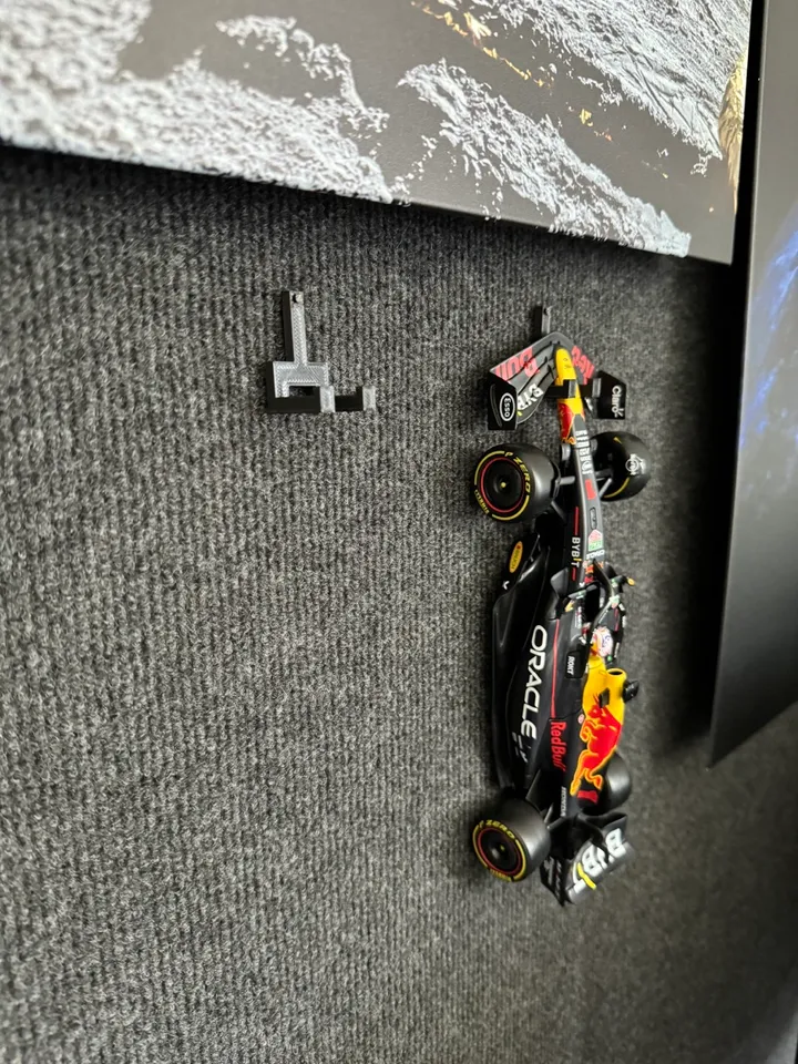F1 scale model - Wall mount by AW0547 | Download free STL model ...