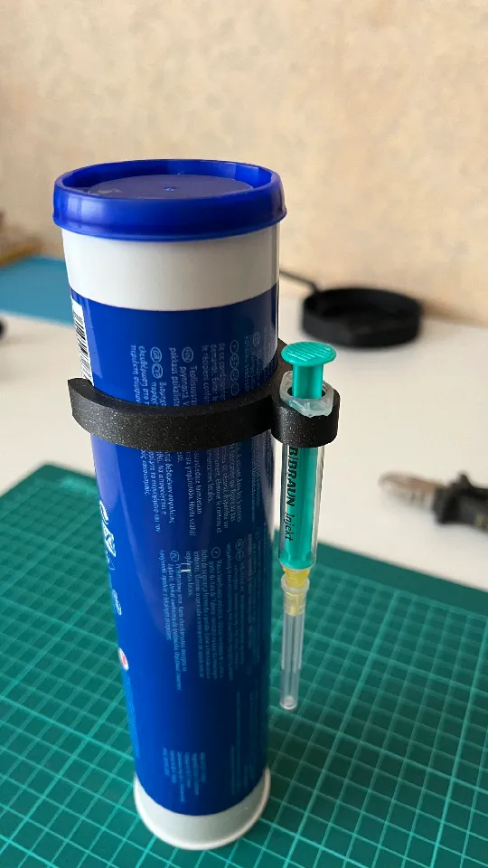 Syringe holder for tube with lubricant by Tomas Mrkous | Download free ...