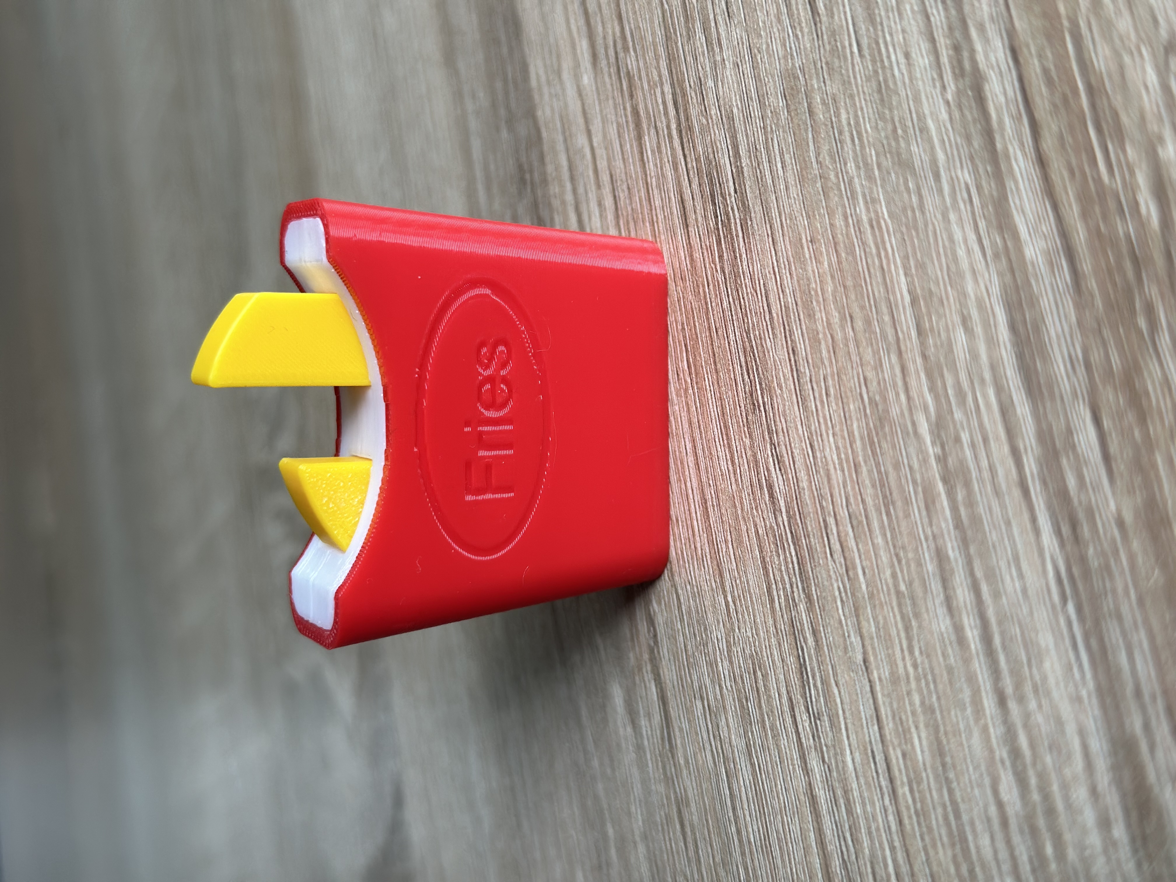 French fry fidget toy satisfying click keychain by 3Dmar | Download ...