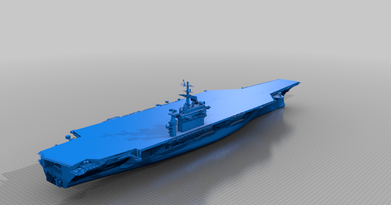 USS Nimitz Aircraft Carrier 1:300 par Jacob Ward | Téléchargez ...