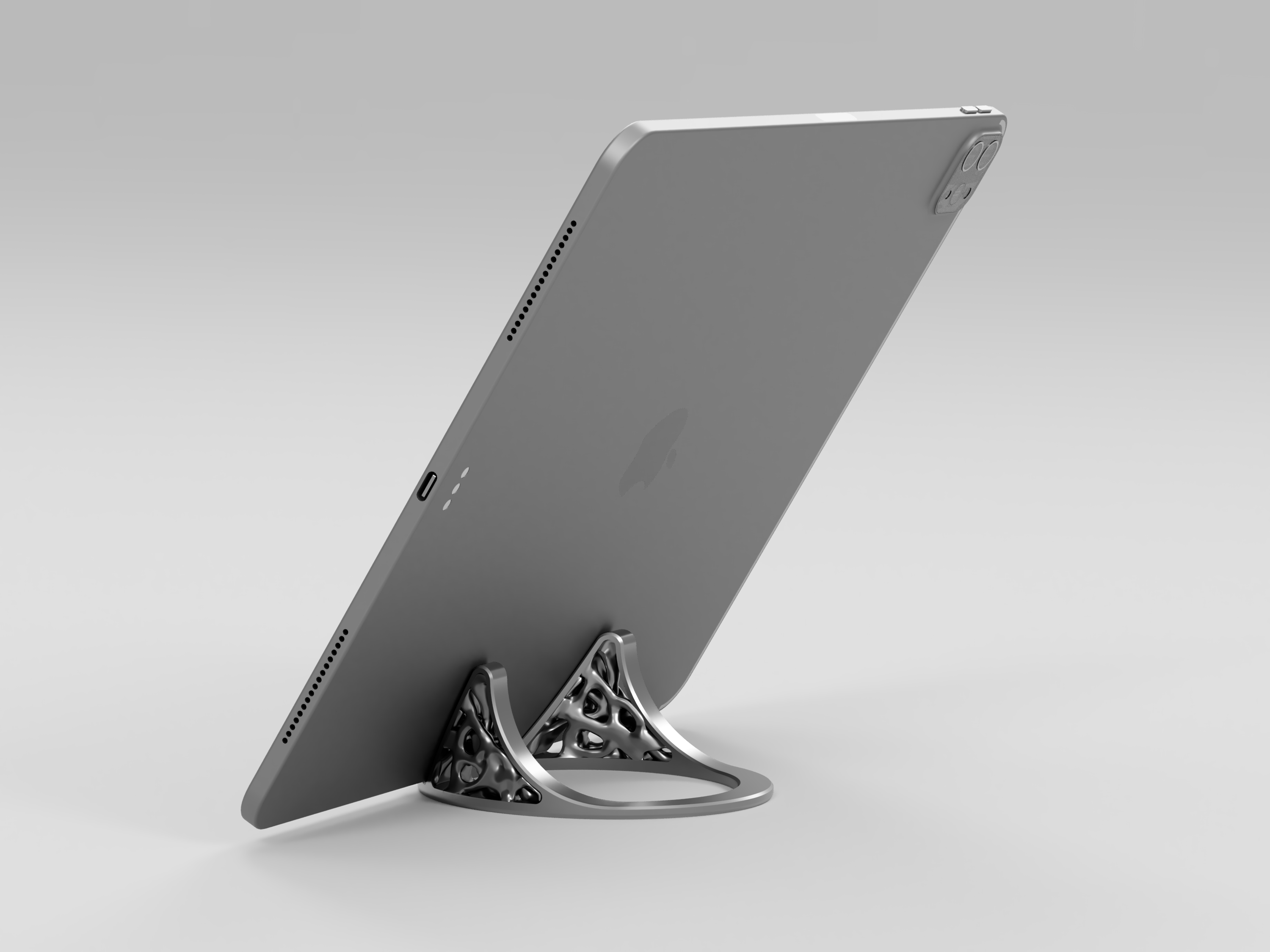 IPad Stand (organic version) by whoisjako | Download free STL model ...