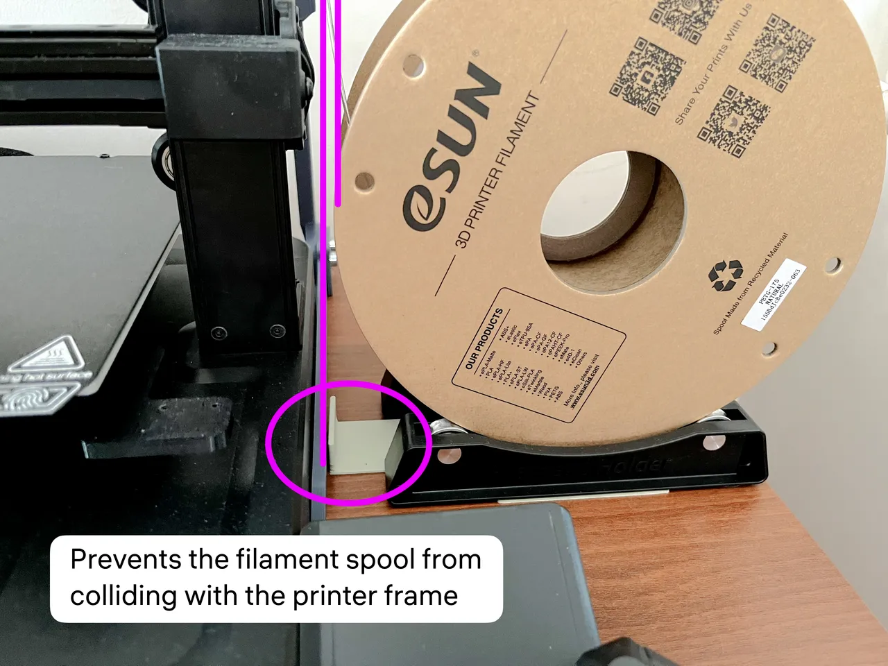 Filament Holder Bracket by fatmax | Download free STL model ...