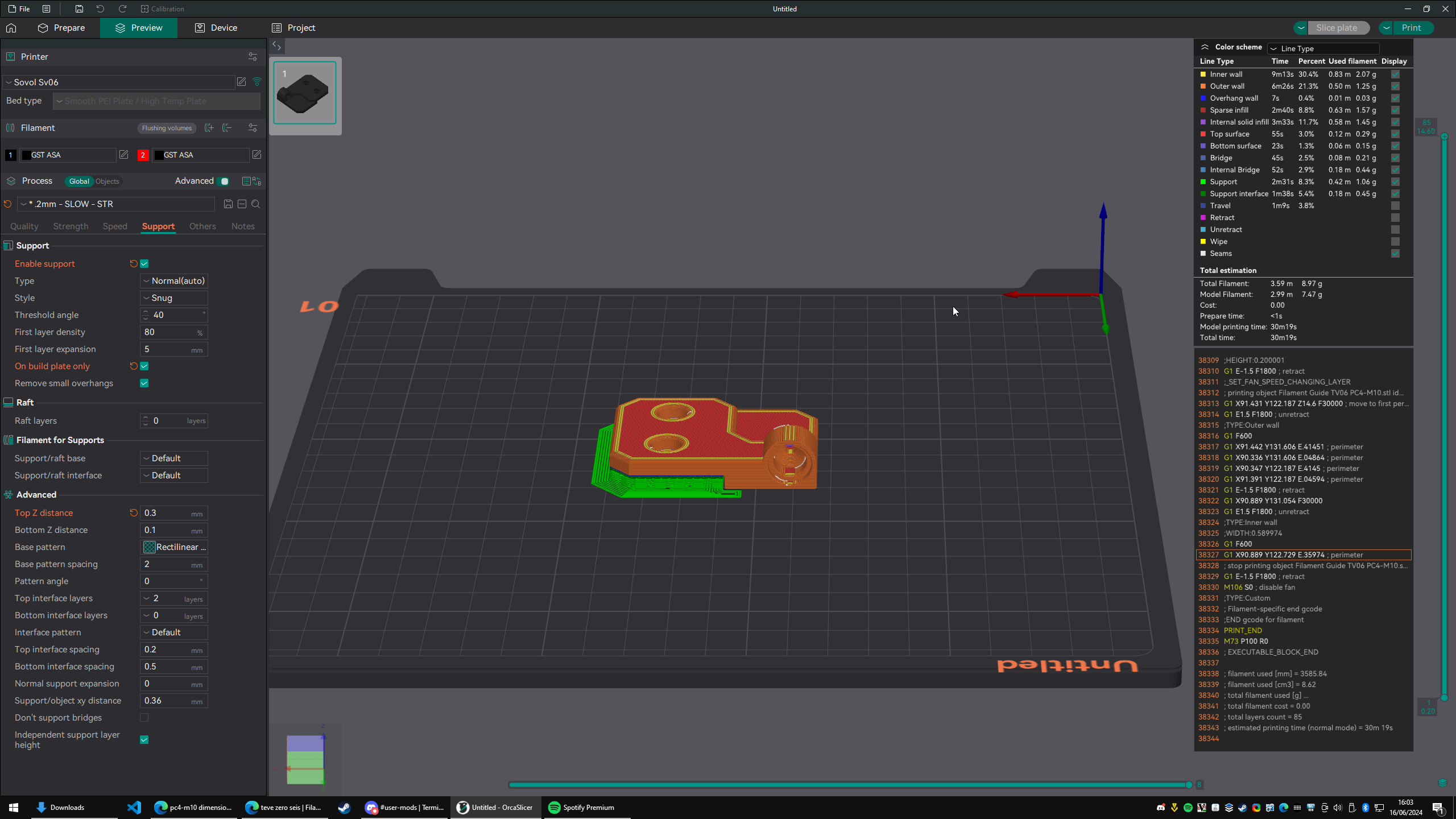 TV06 Filament Guide by Bolado | Download free STL model | Printables.com