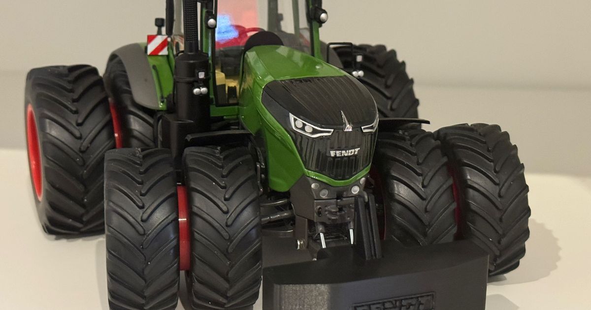 Wiking Fendt Frontgewicht / Frontweight - Fendt 1050 Vario by ...