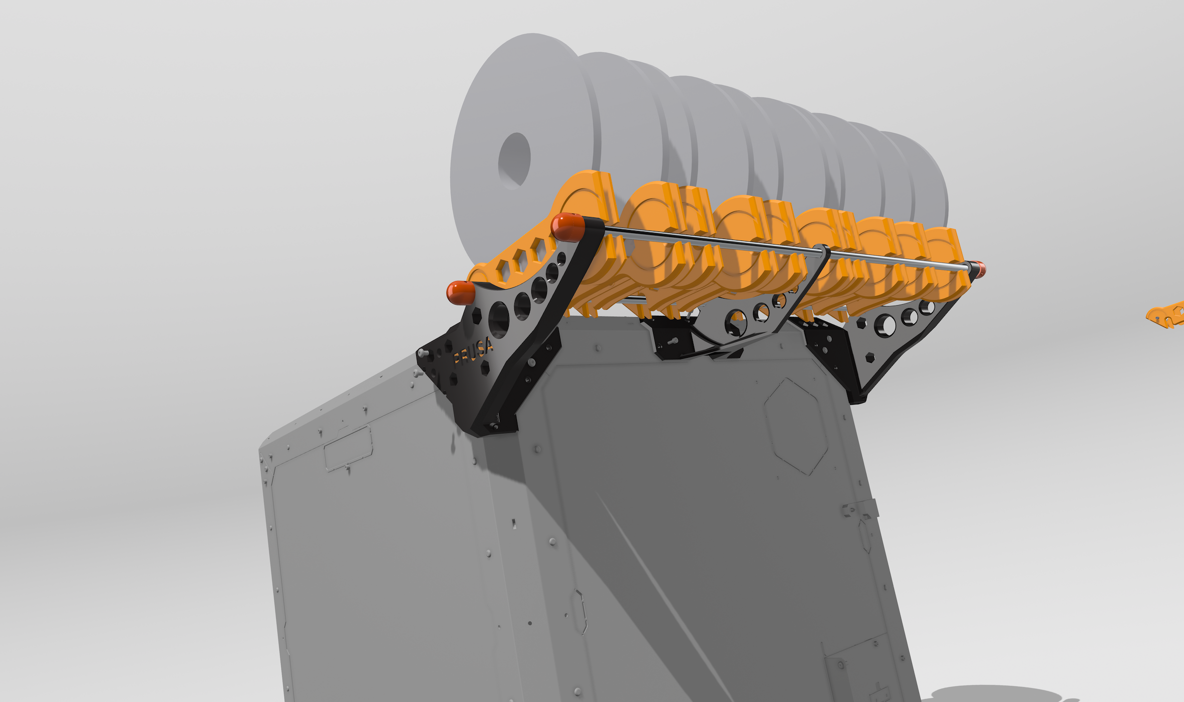 External 6x spool mount for Original Prusa Enclosure. Part of External ...
