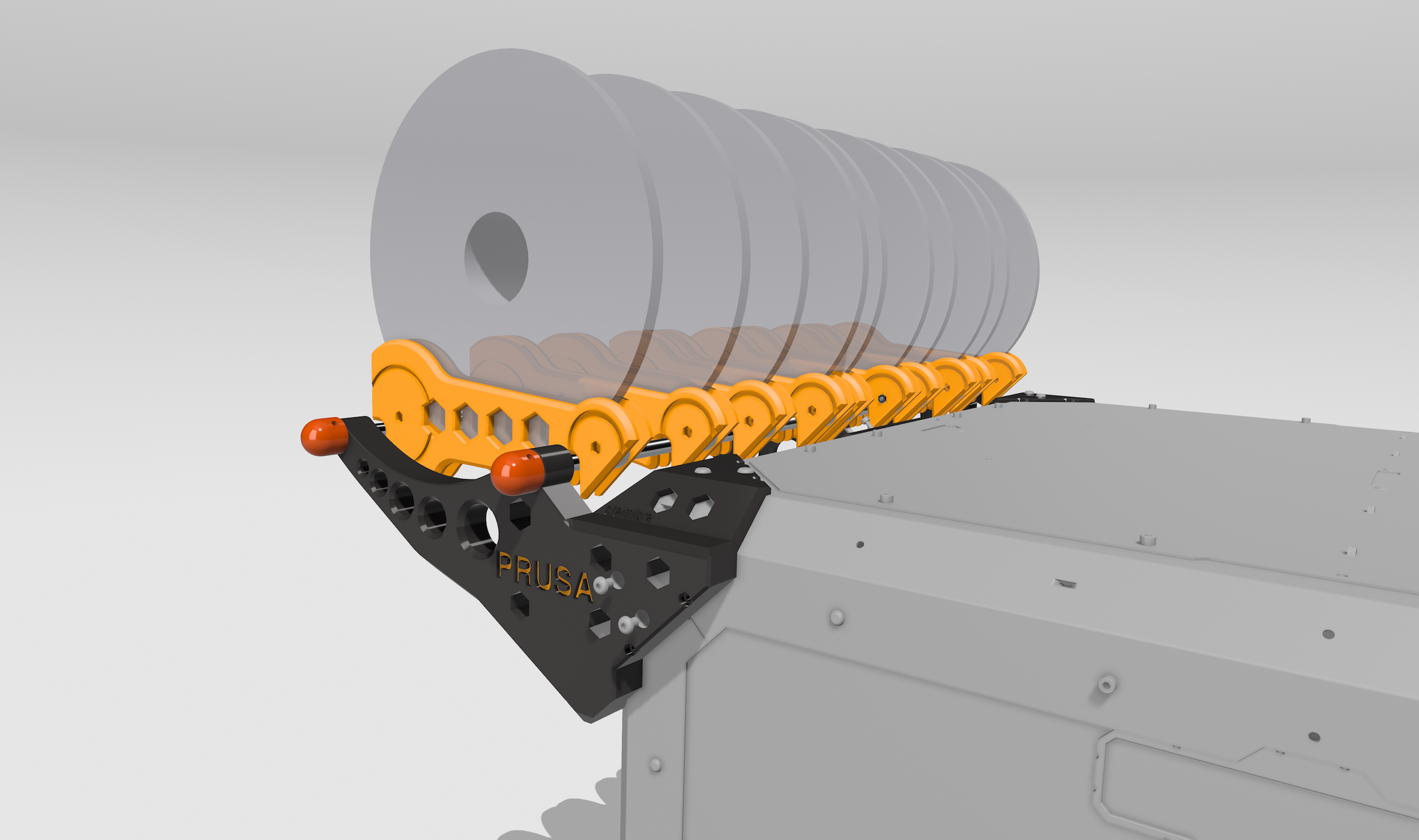 External 6x spool mount for Original Prusa Enclosure. Part of External ...