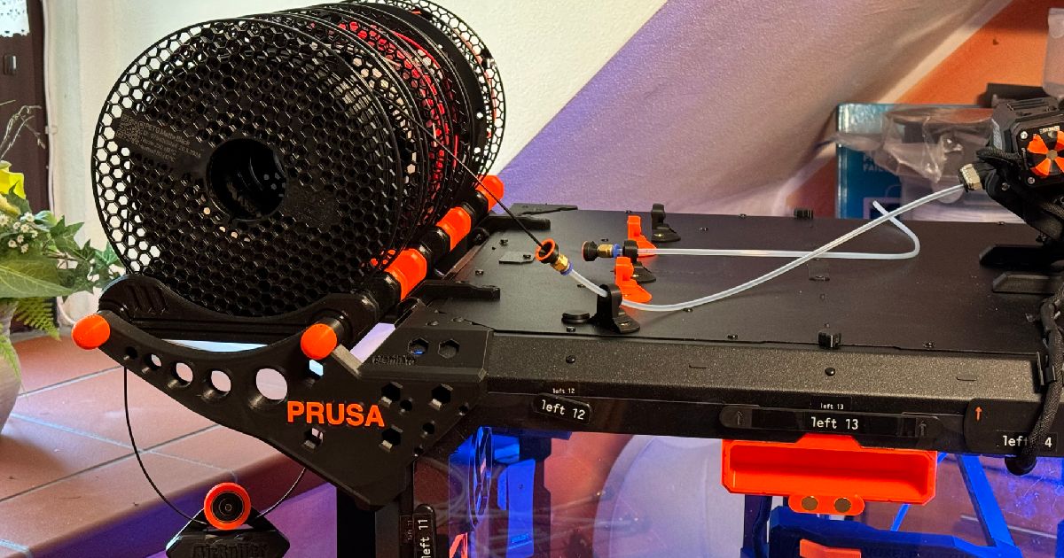 External 6x spool mount for Original Prusa Enclosure. Part of External ...