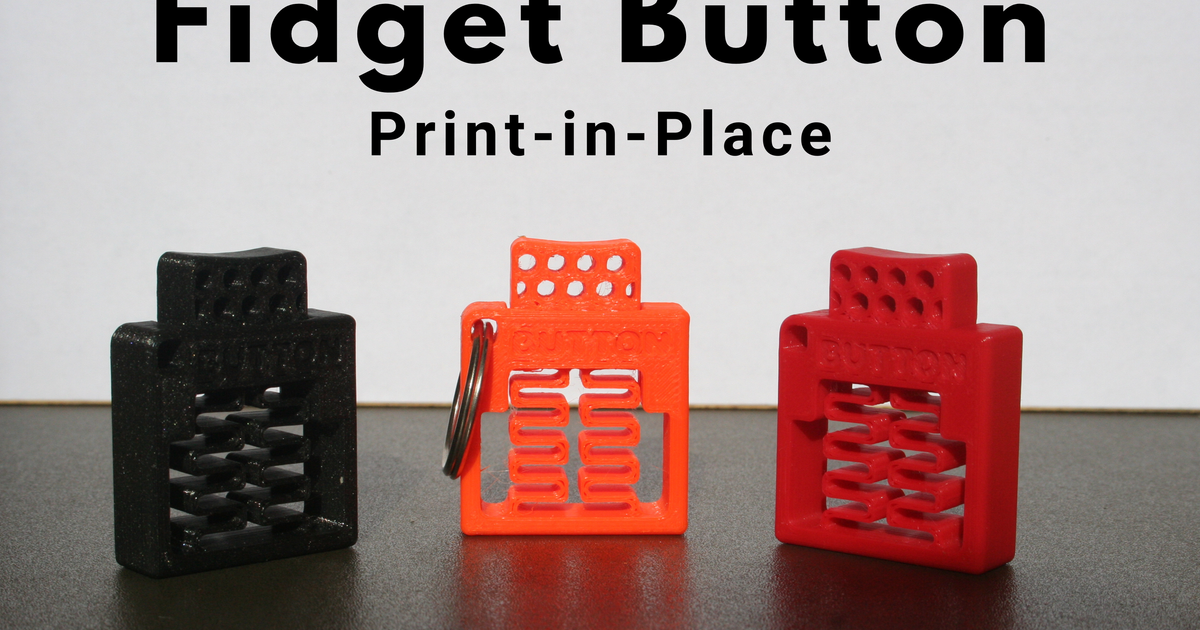 Print-in-Place Fidget Button by Mars3D | Download free STL model ...