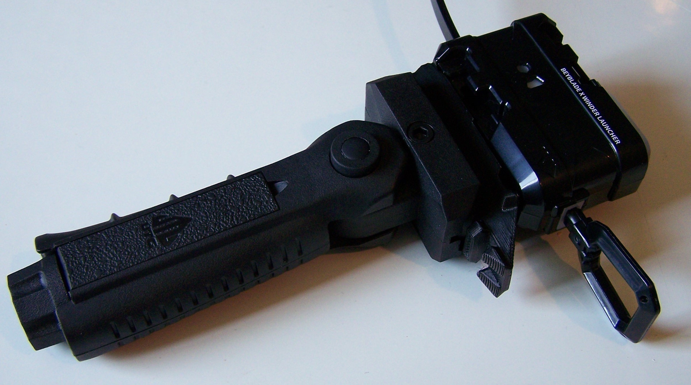 Picatinny Rail for Beyblade X Launcher by DarthHD | Download free STL model | Printables.com