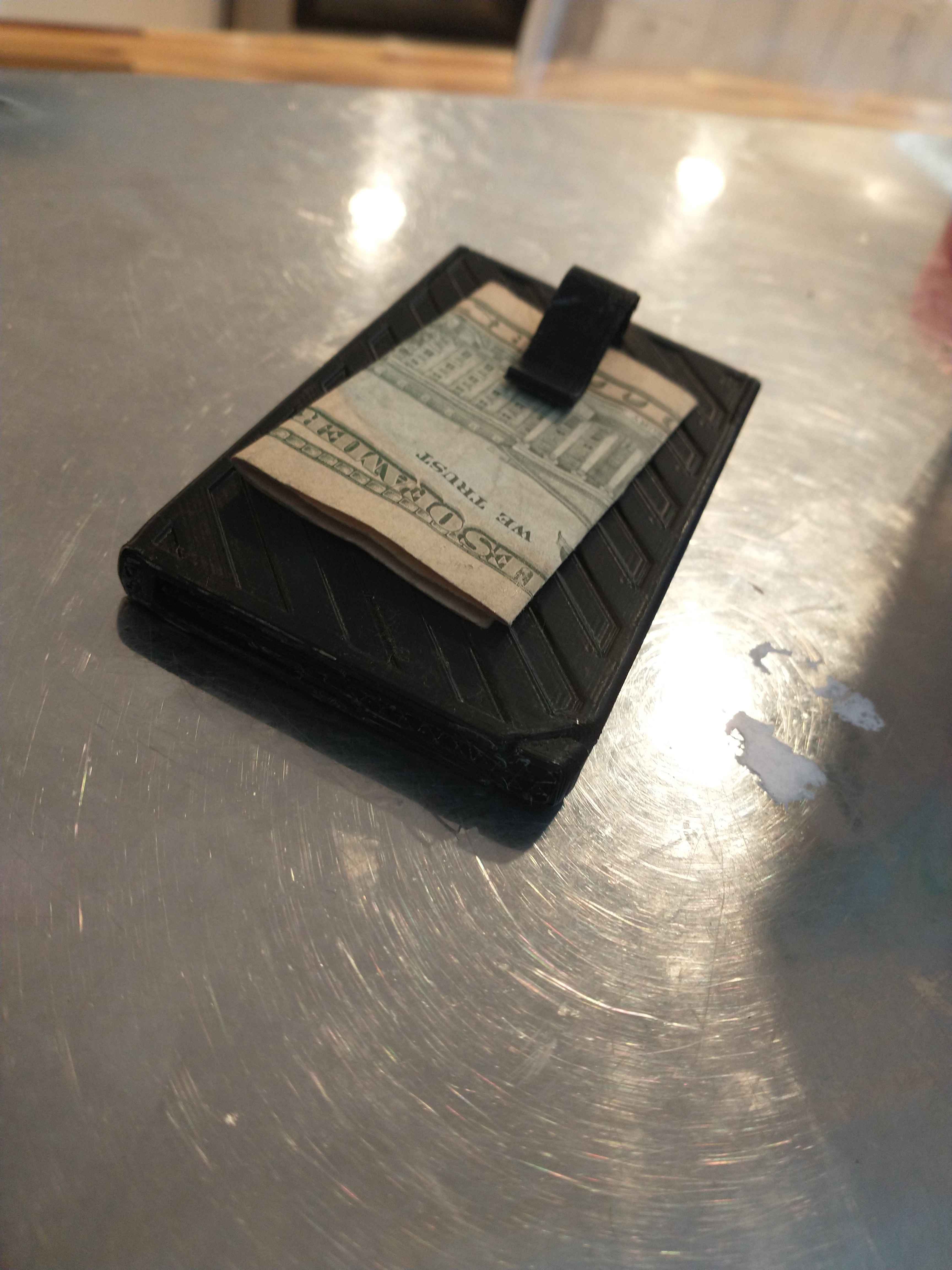 Pop-up wallet+ cash clip. by Zimm | Download free STL model ...