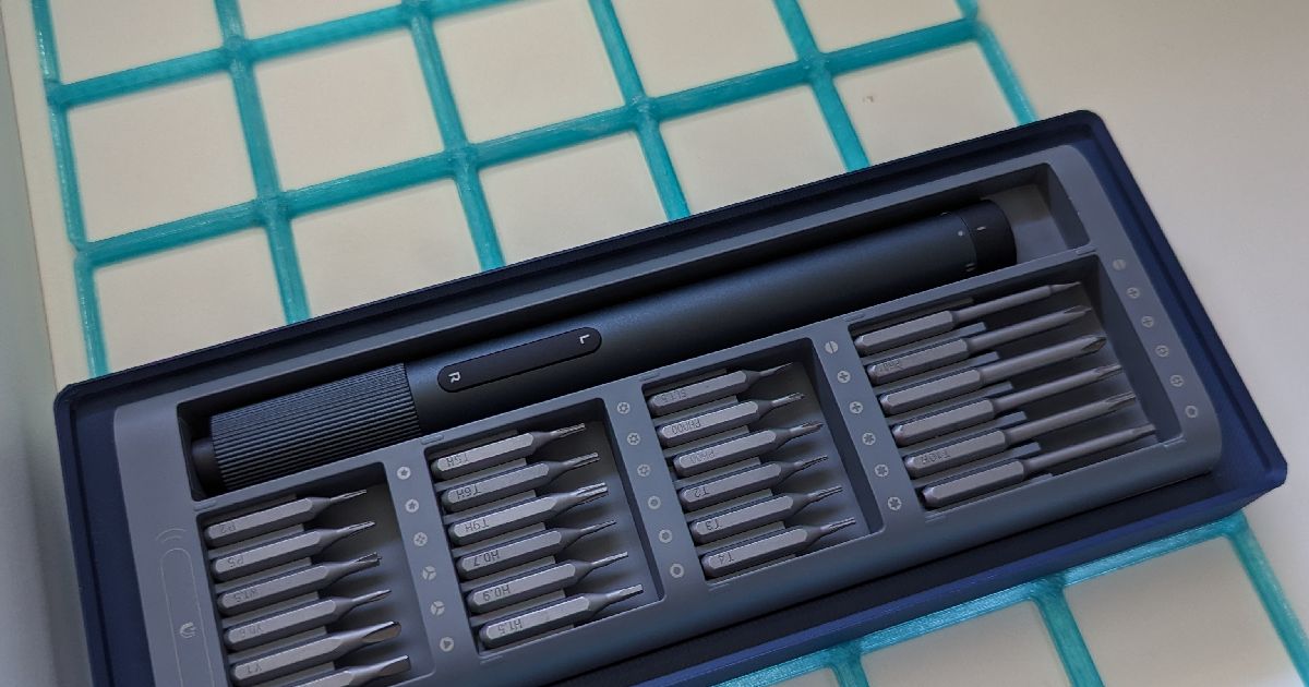Gridfinity Xiaomi electric precision screwdriver mount by Matt ...