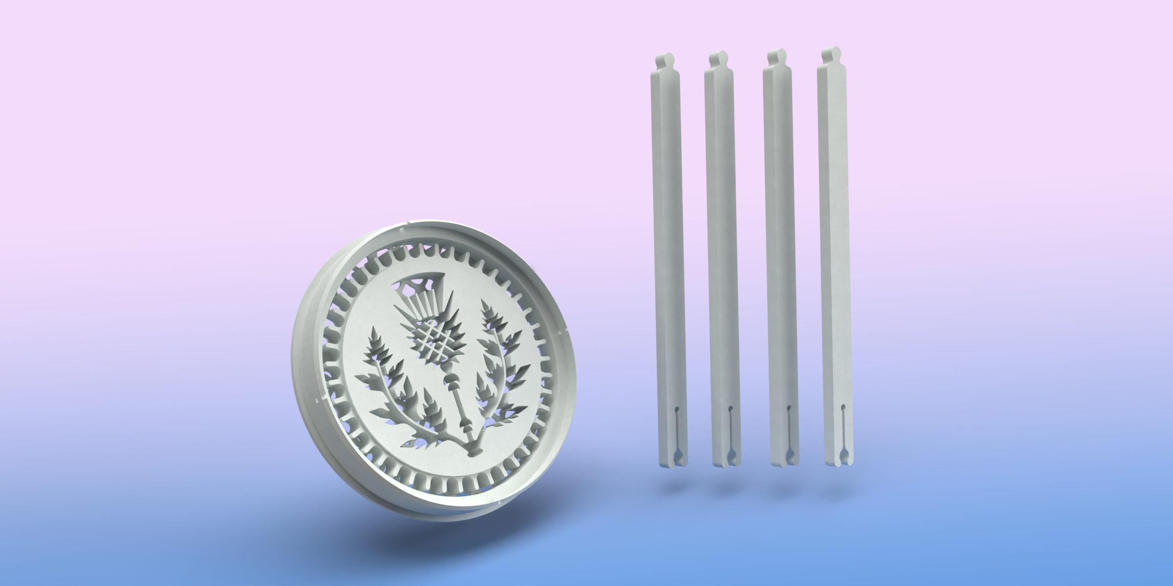 Scottish Thistle Cookie Cutter por Anthony Vescio | Descargar modelo ...