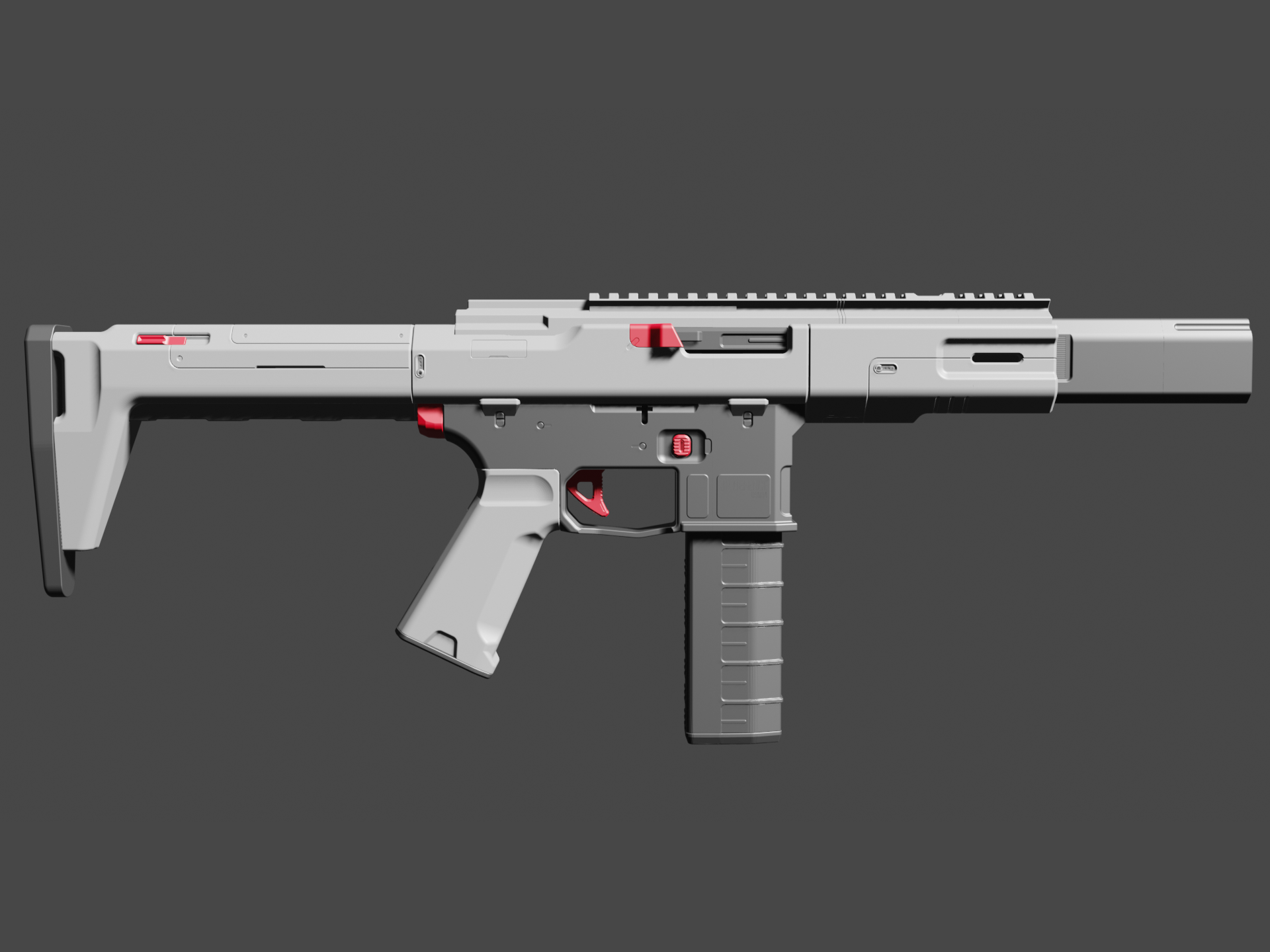 Arca Ignis Assualt Rifle MP version por gogo | Descargar modelo STL ...