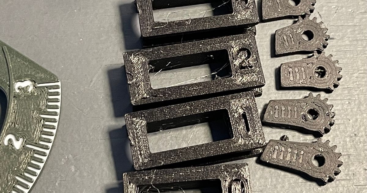 Sizing test pieces for GT2 Belt Tension Meter w/Bearings by robmlr ...