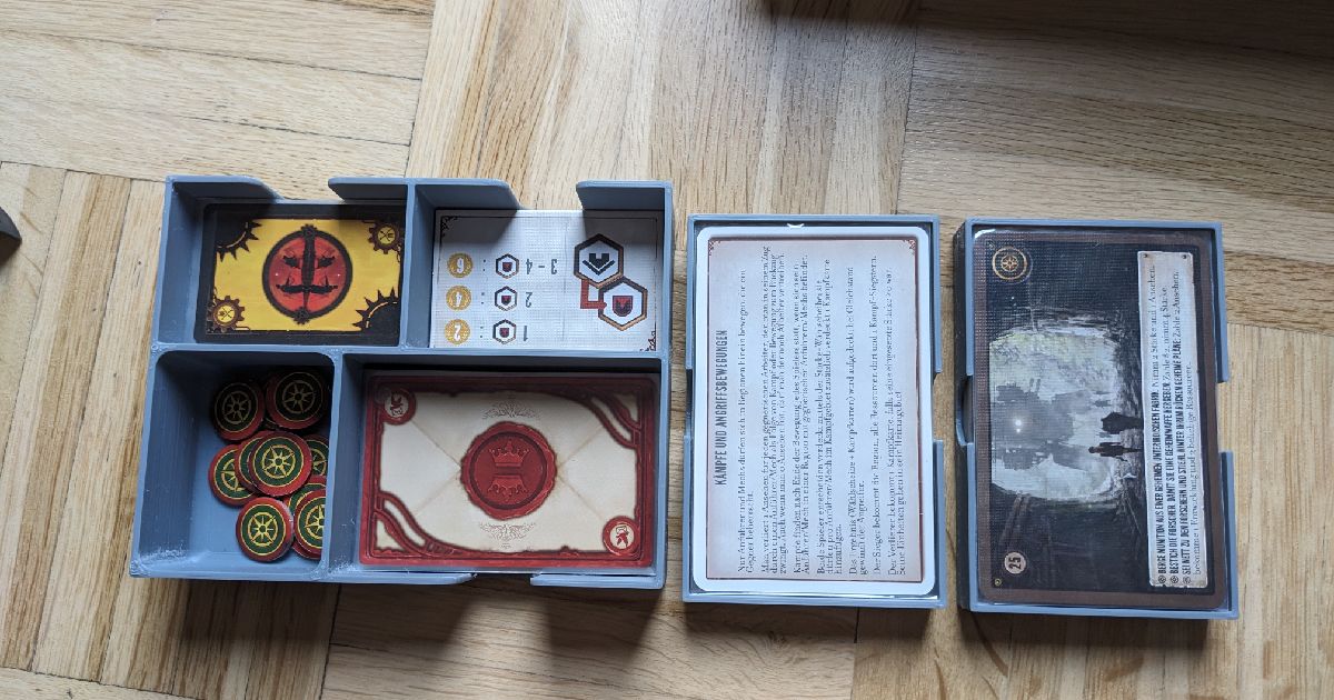 Scythe Inserts - For Sleved Cards by Kali | Download free STL model ...
