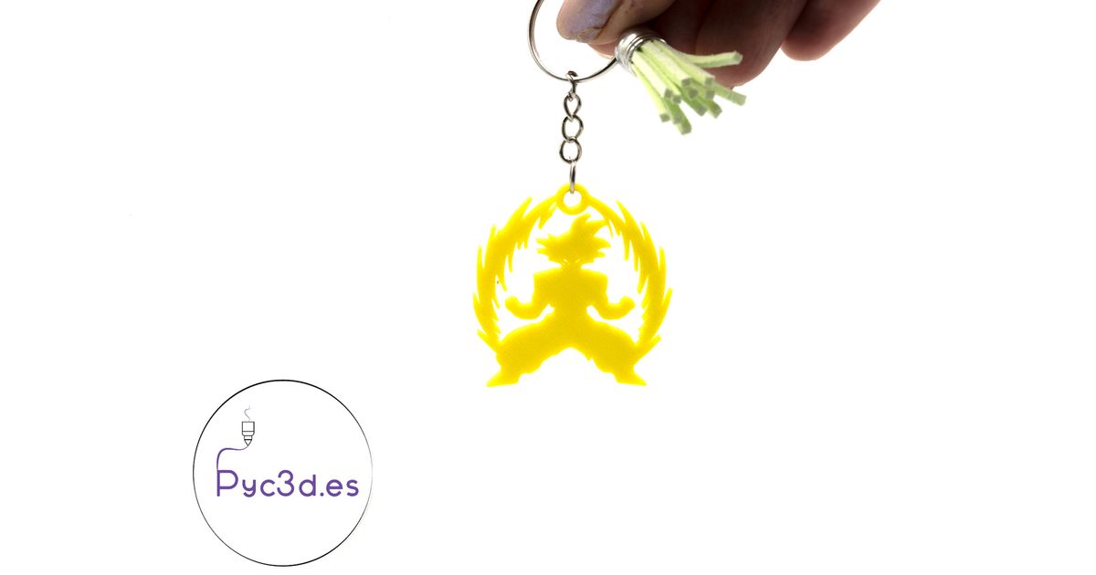 GOKU KEYCHAIN by PYC3D.ES | Download free STL model | Printables.com