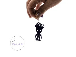 GROOT KEYCHAIN by PYC3D.ES | Download free STL model | Printables.com