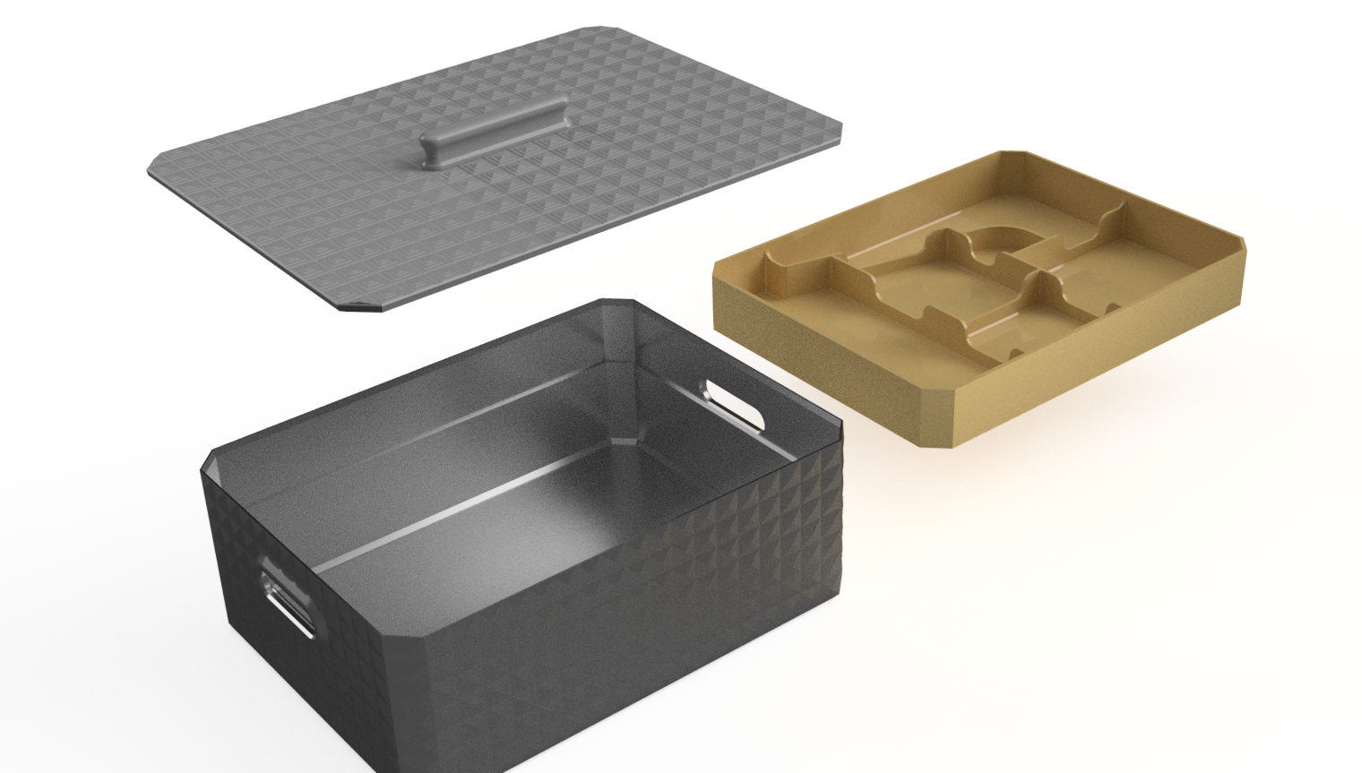 Sewing box with intermediate tray by Ljhtom (Javier Hernando ...