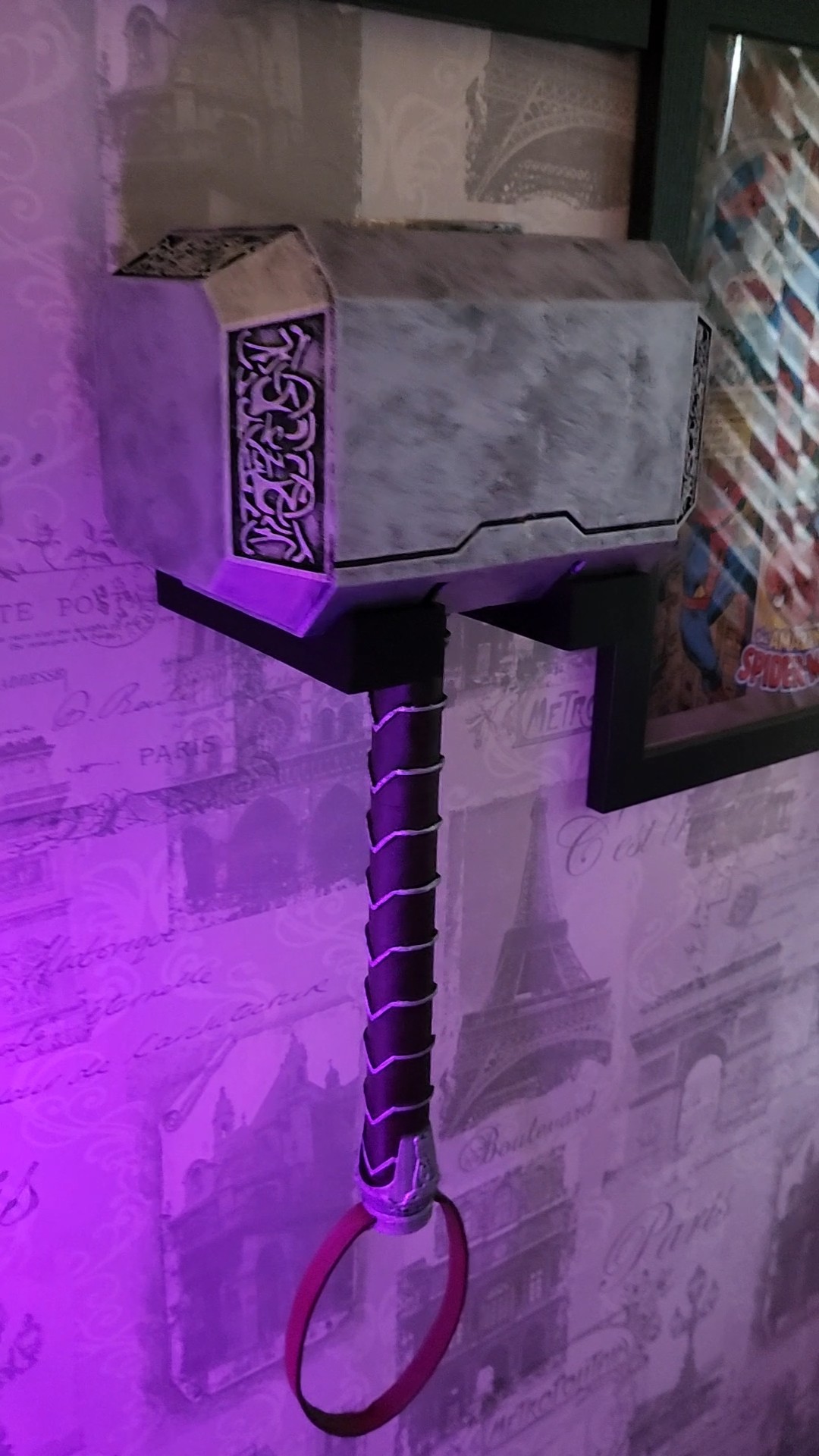 Thor's Hammer Mjolnir - Life-size Prop with wall mount by Vader ...