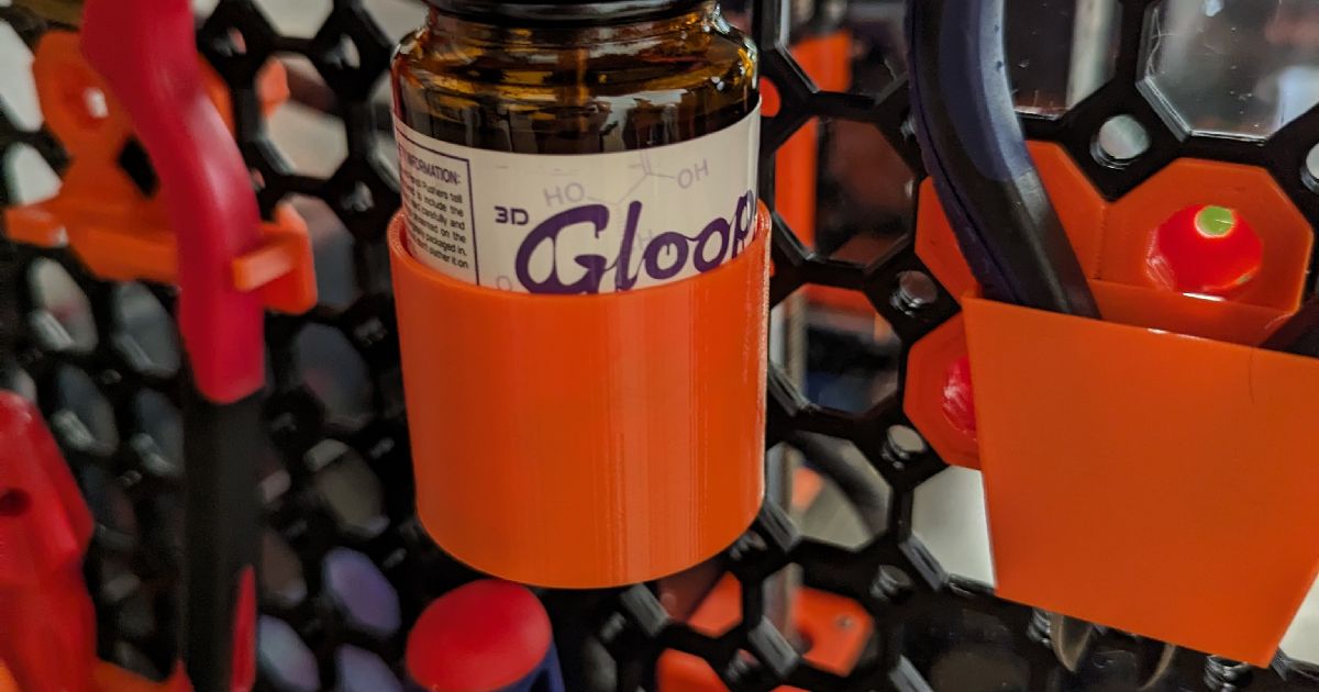 3D Gloop 75 mL Bottle Holder for Multiboard by mollycule | Download ...