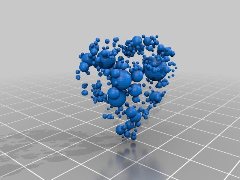 Heart of spheres by Yuri | Download free STL model | Printables.com