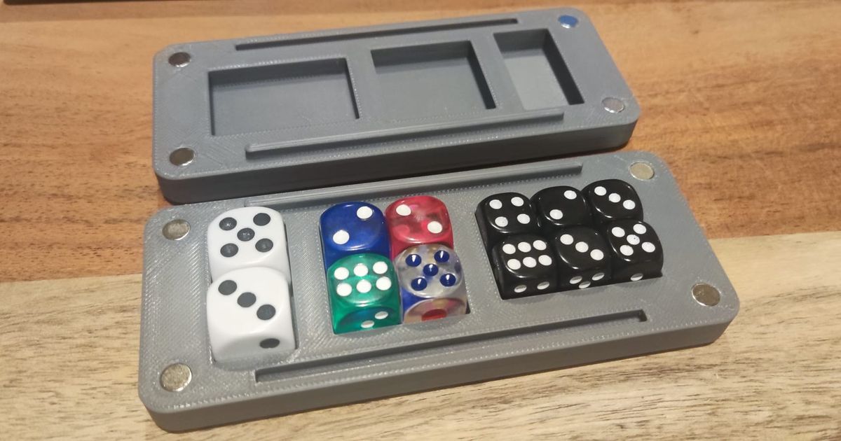 Multi Dice box travel case by TravockMD | Download free STL model | Printables.com
