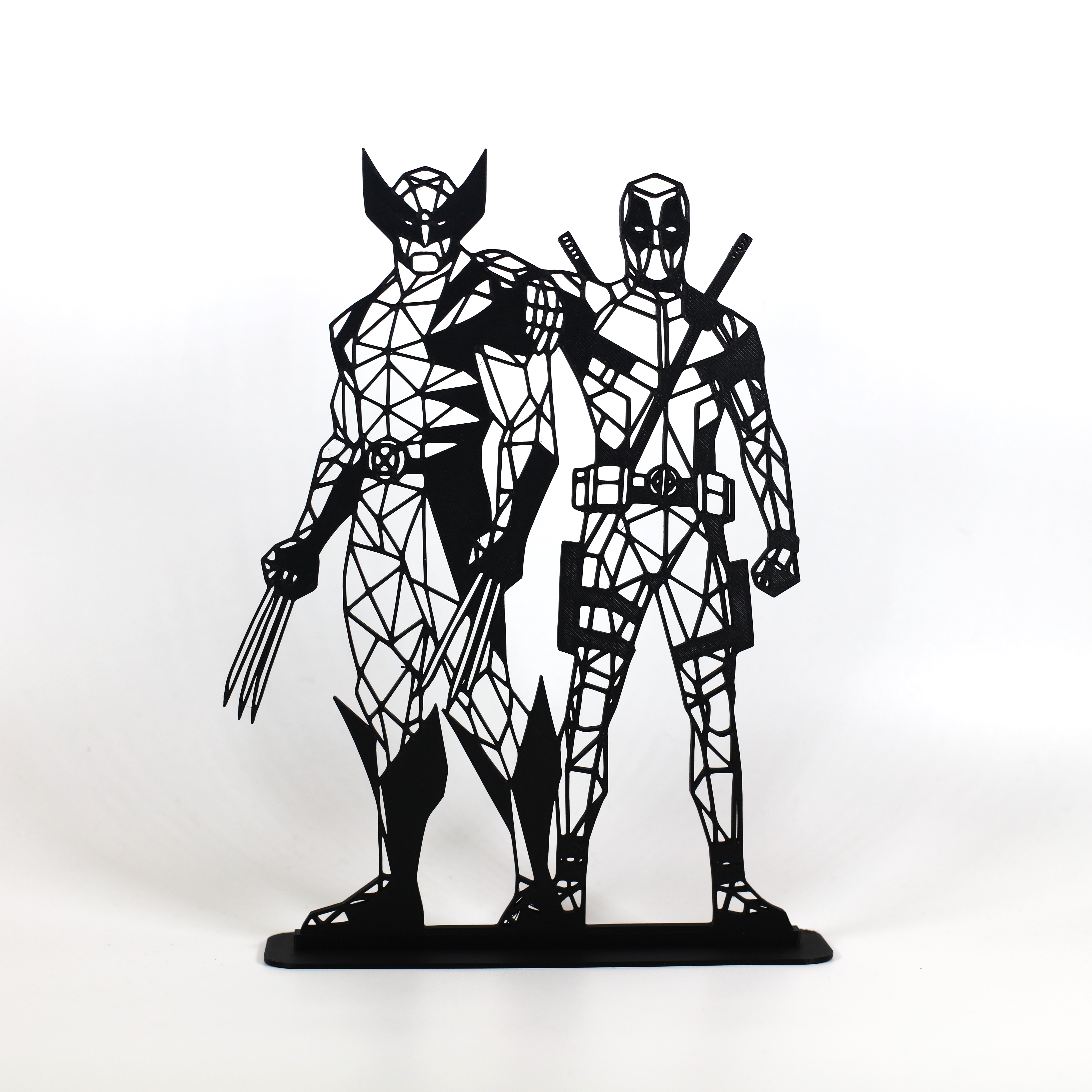 Geometric Low Poly Deadpool & Wolverine por PhaseworksCA | Tienda de ...