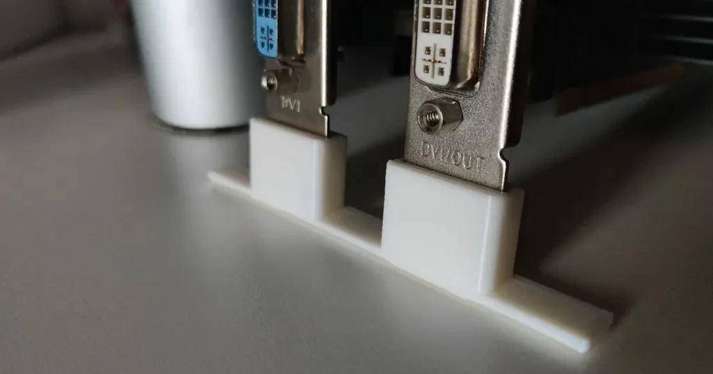 Single slot Dual GPU Display Stand Pcie Holder by cla7997 | Download ...