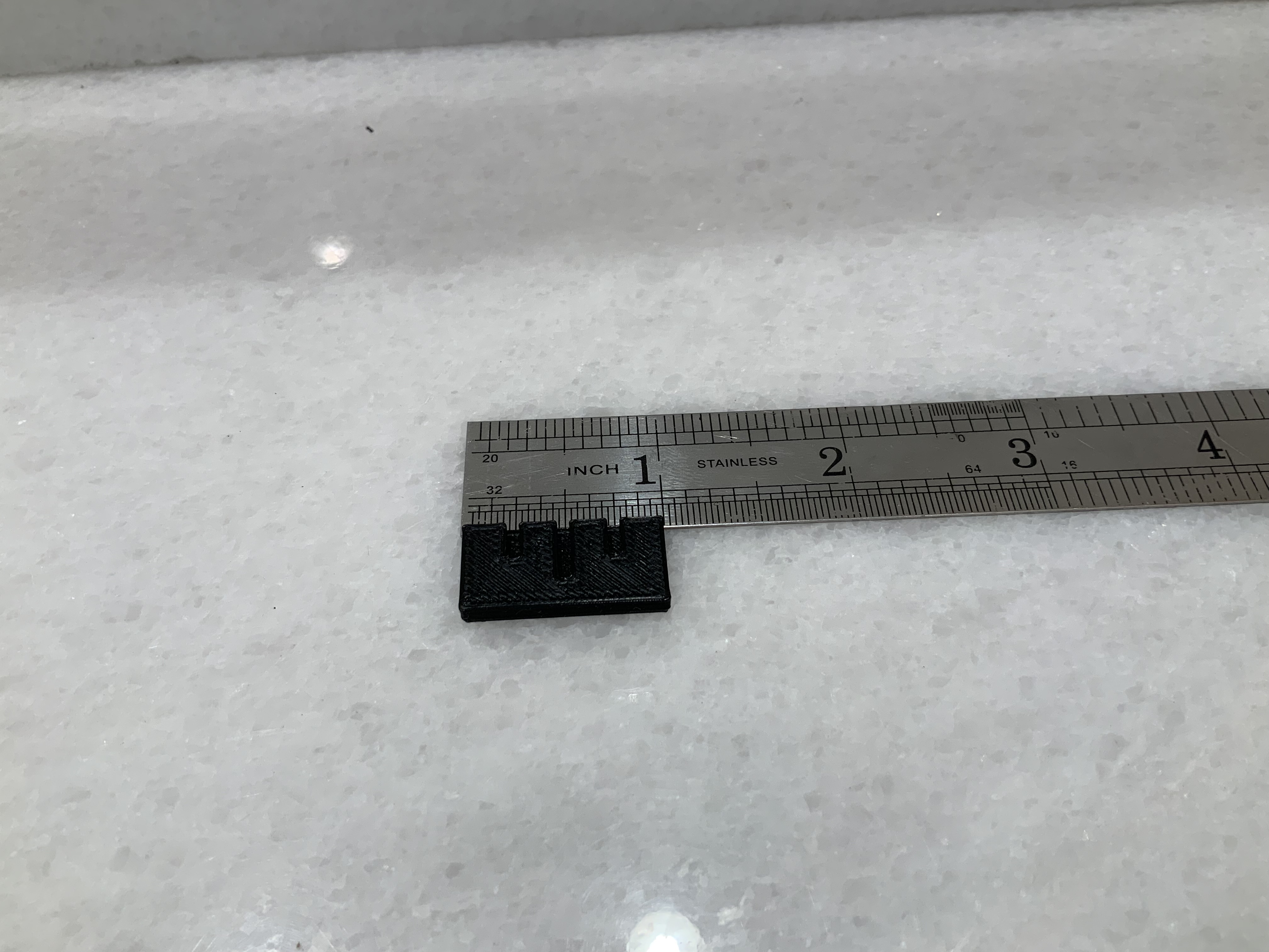 Original 1 Inch Ruler by Julian Strauser | Download free STL model ...