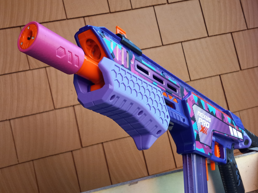Nexus Pro X Angled Pump Grip by haphazardlynamed | Download free STL ...