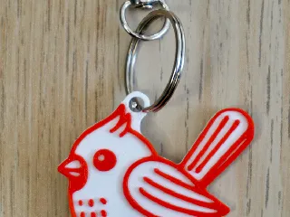 Cute Cardinal Keychain by Nolan3D | Download free STL model ...