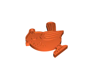 Cute Cardinal Keychain by Nolan3D | Download free STL model ...